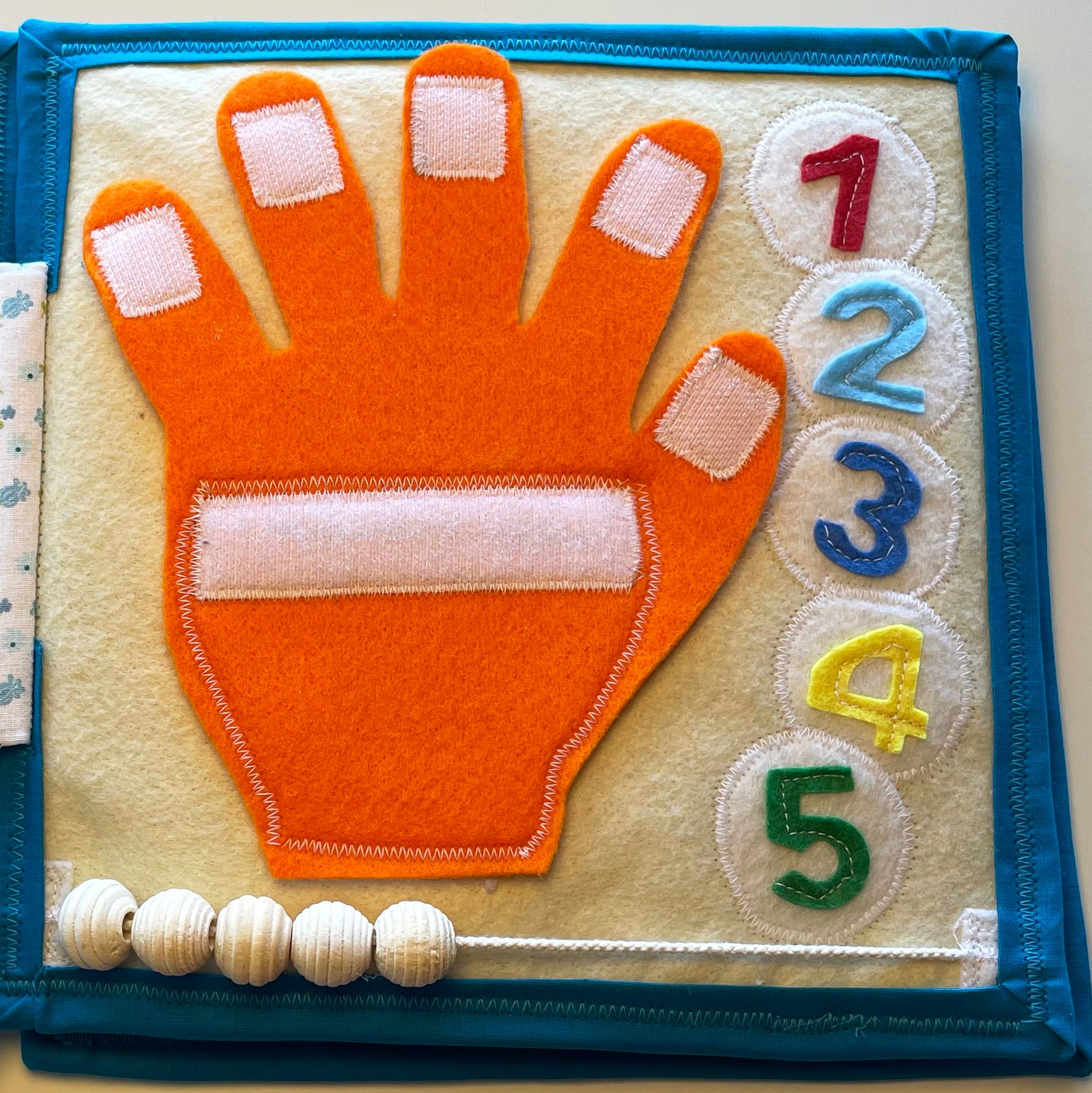 Hand - Basic Counting and Literacy Page for 48-60 months — FeltCrafts4Kids