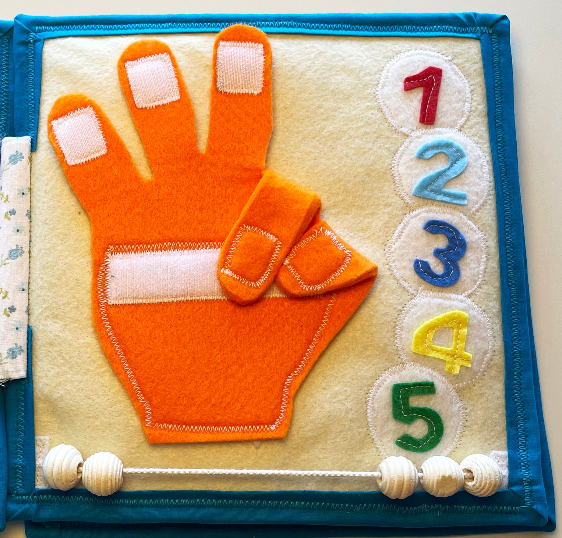 Hand - Basic Counting and Literacy Page for 48-60 months — FeltCrafts4Kids